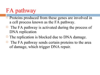Chromosomal brekage syndrome | PPT
