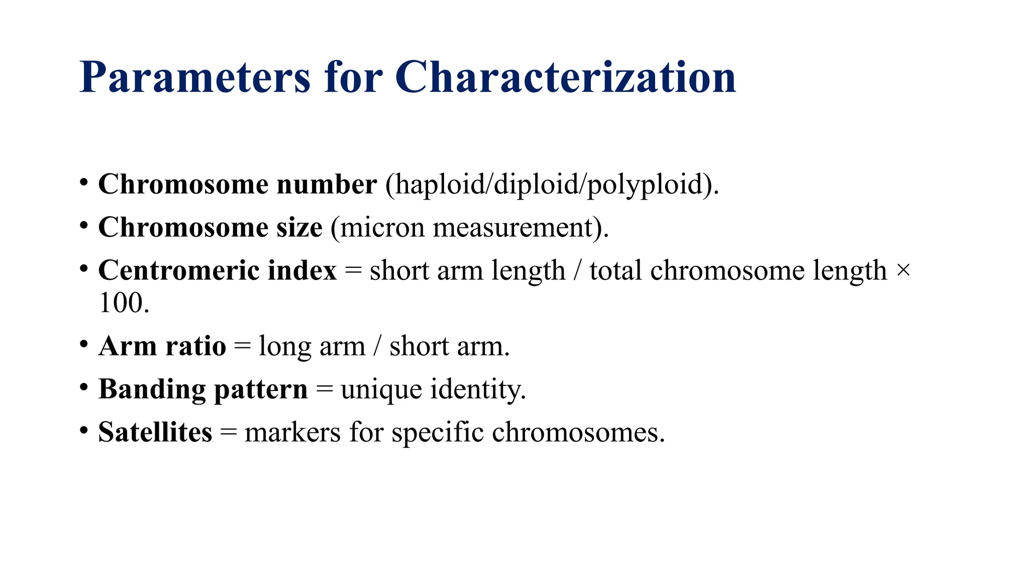 Chromosomal Characterization and walking | PPTX