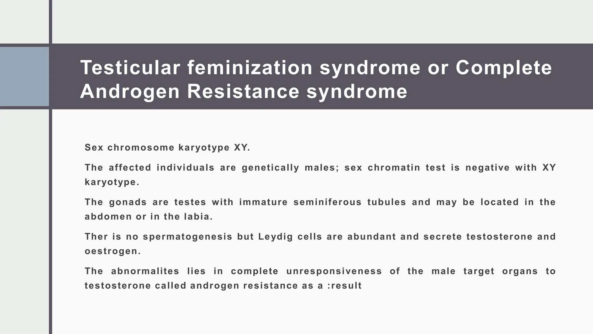 Chromosomal disorder.pptx sex differentiation abnormalities | PPTX