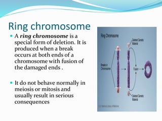 chromosomal disorders and its type and sign symptoms | PPTX