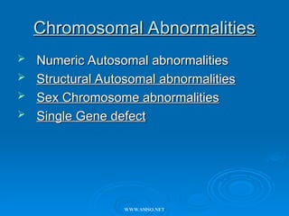 Chromosomal Disorders.ppt