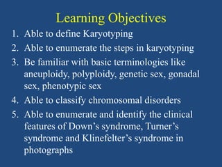 Chromosomal disorders 27 10-2016 | PPTX