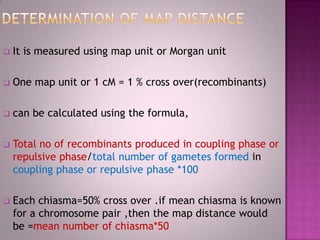 Chromosomal mappin highlighted | PPTX