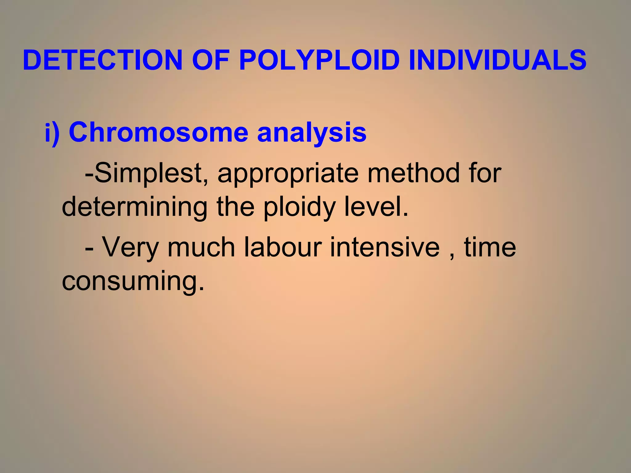 Chromosomal set manipulation | PPT