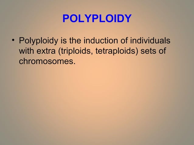 Chromosomal set manipulation | PPT