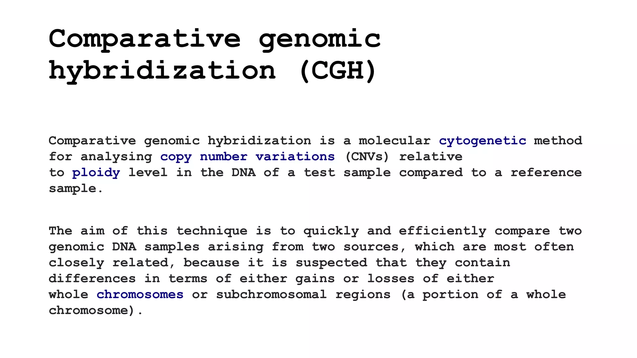 Chromosome analysis | PPTX