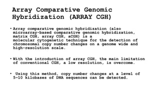 Chromosome analysis | PPTX