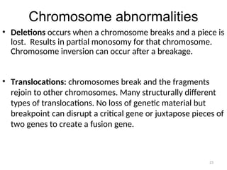 Chromosome analysis in diagnosis of hematoogical disordertoday.ppt