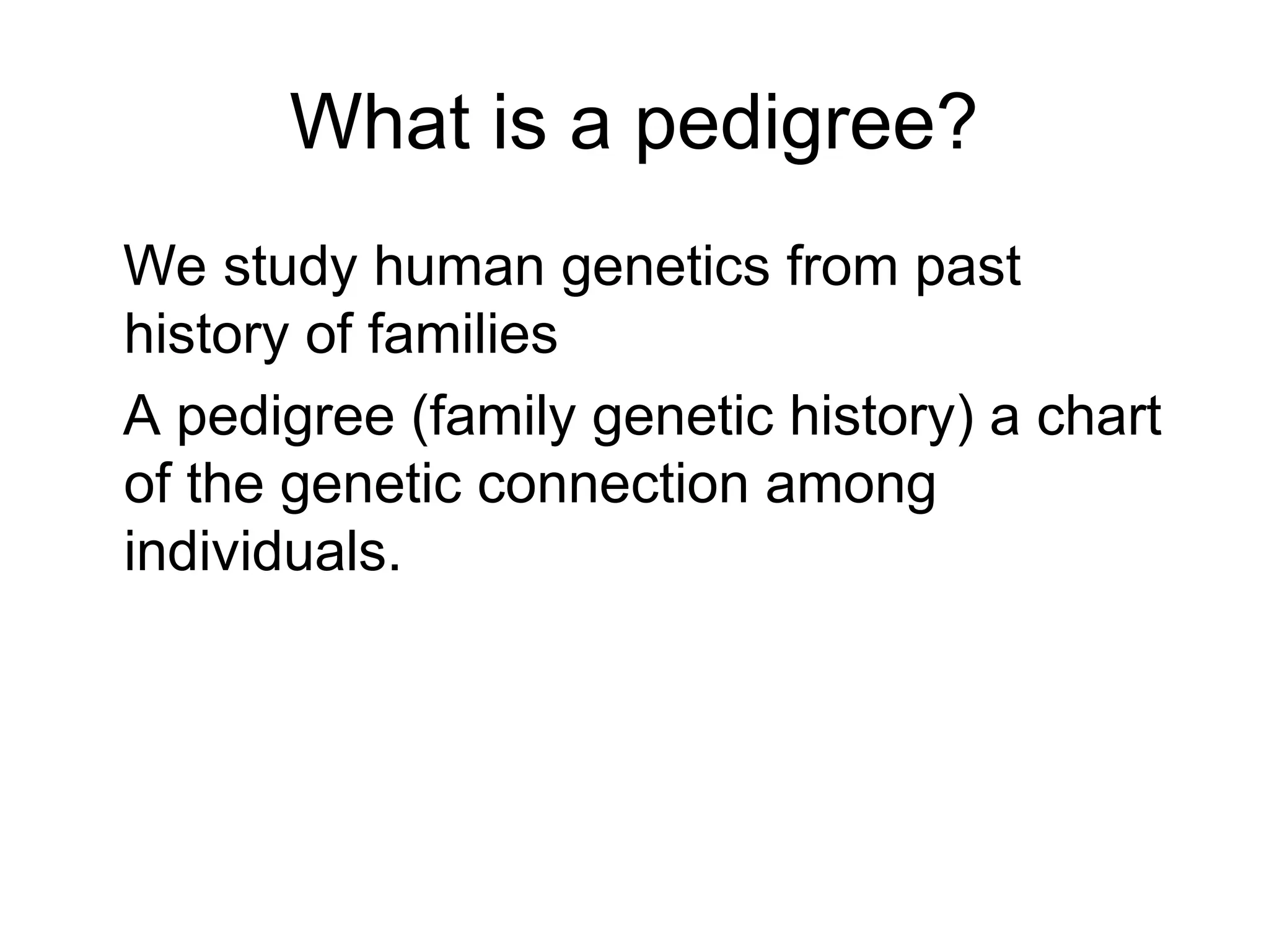 Power point presentation on Chromosome and Human Genetics.ppt ...