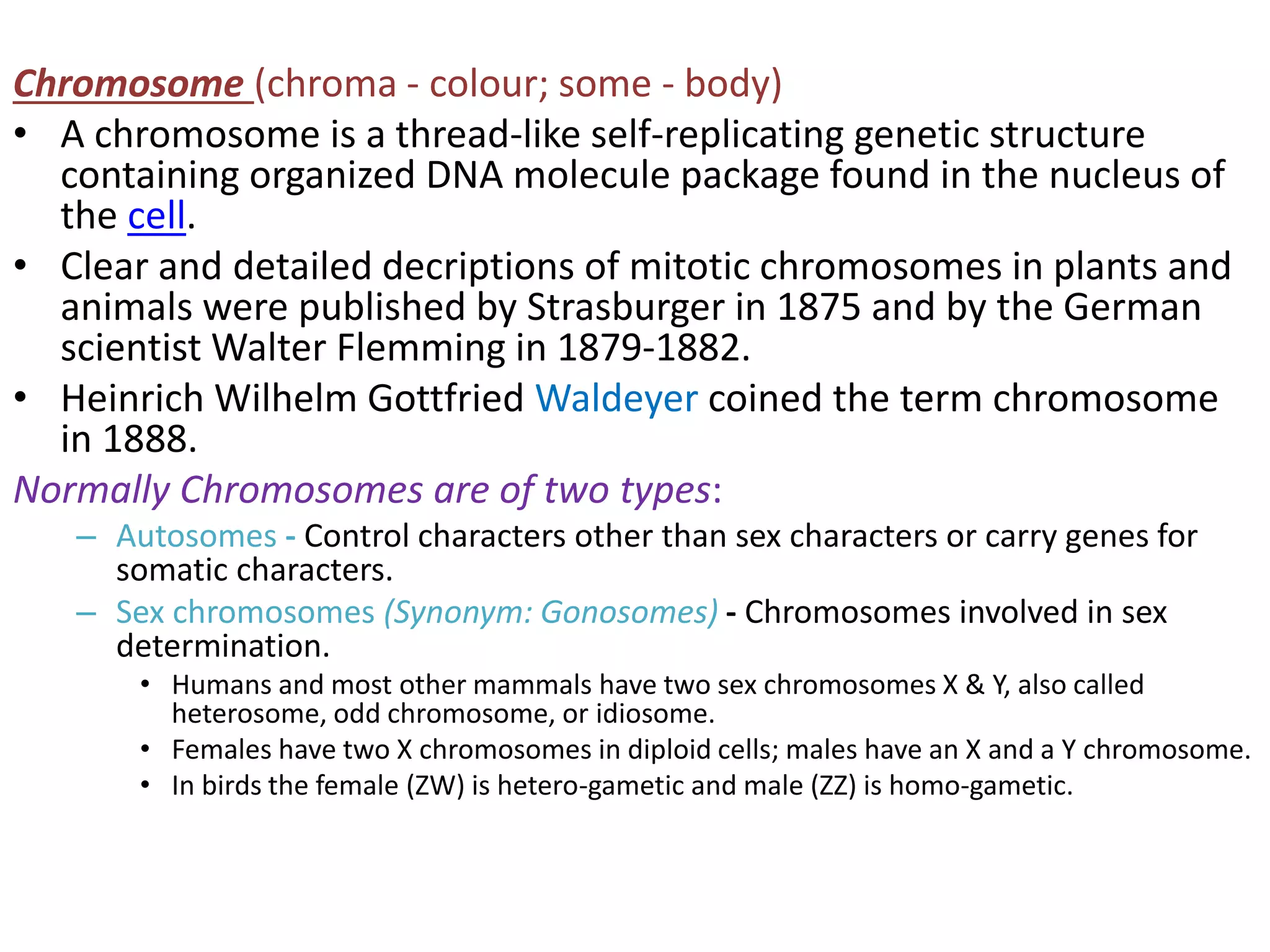 CHROMOSOMES | PPT