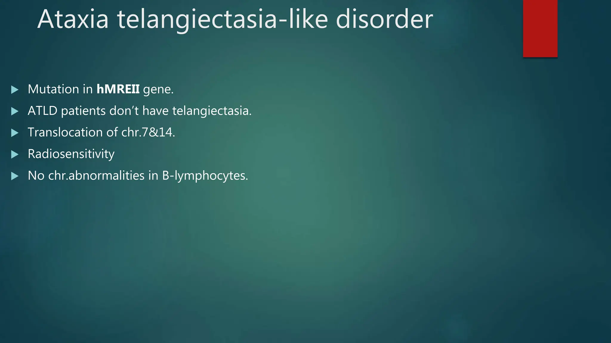 Chromosome instability syndrome including instability of chromosome and ...