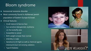 Chromosome instability syndrome including instability of chromosome and ...