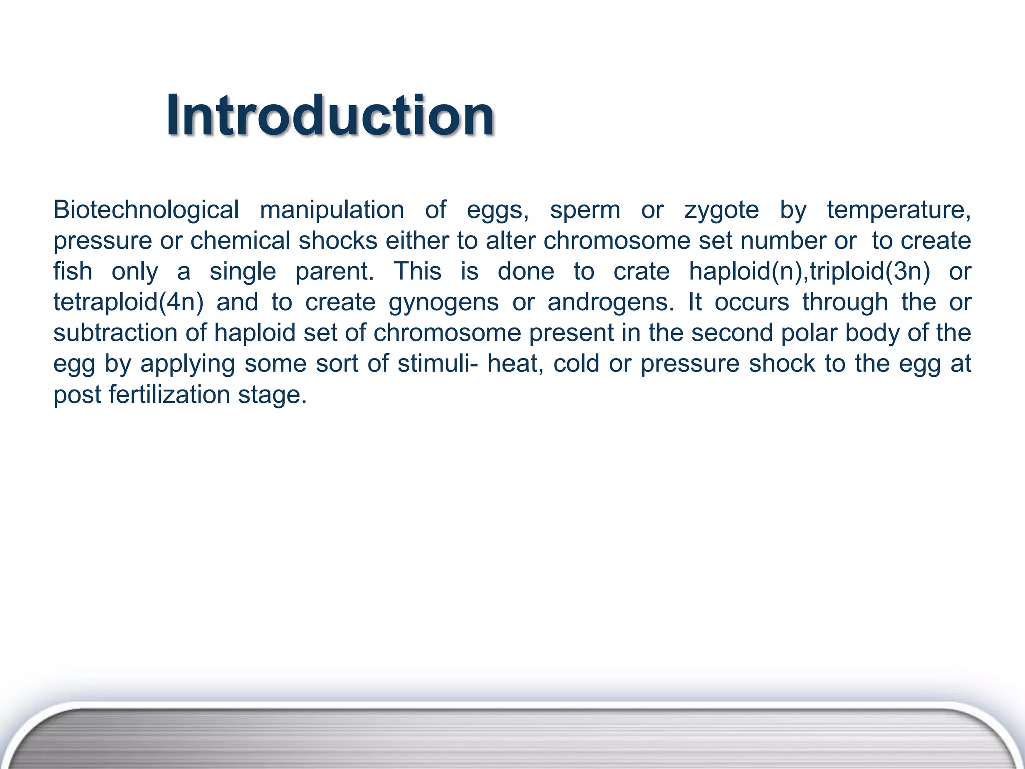 Chromosome manipulation | PPTX