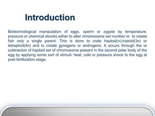 Chromosome manipulation | PPTX