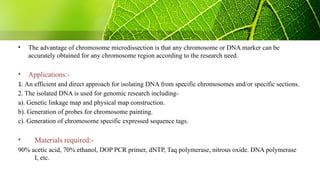chromosome micro dissection nd micro cloning.pptx