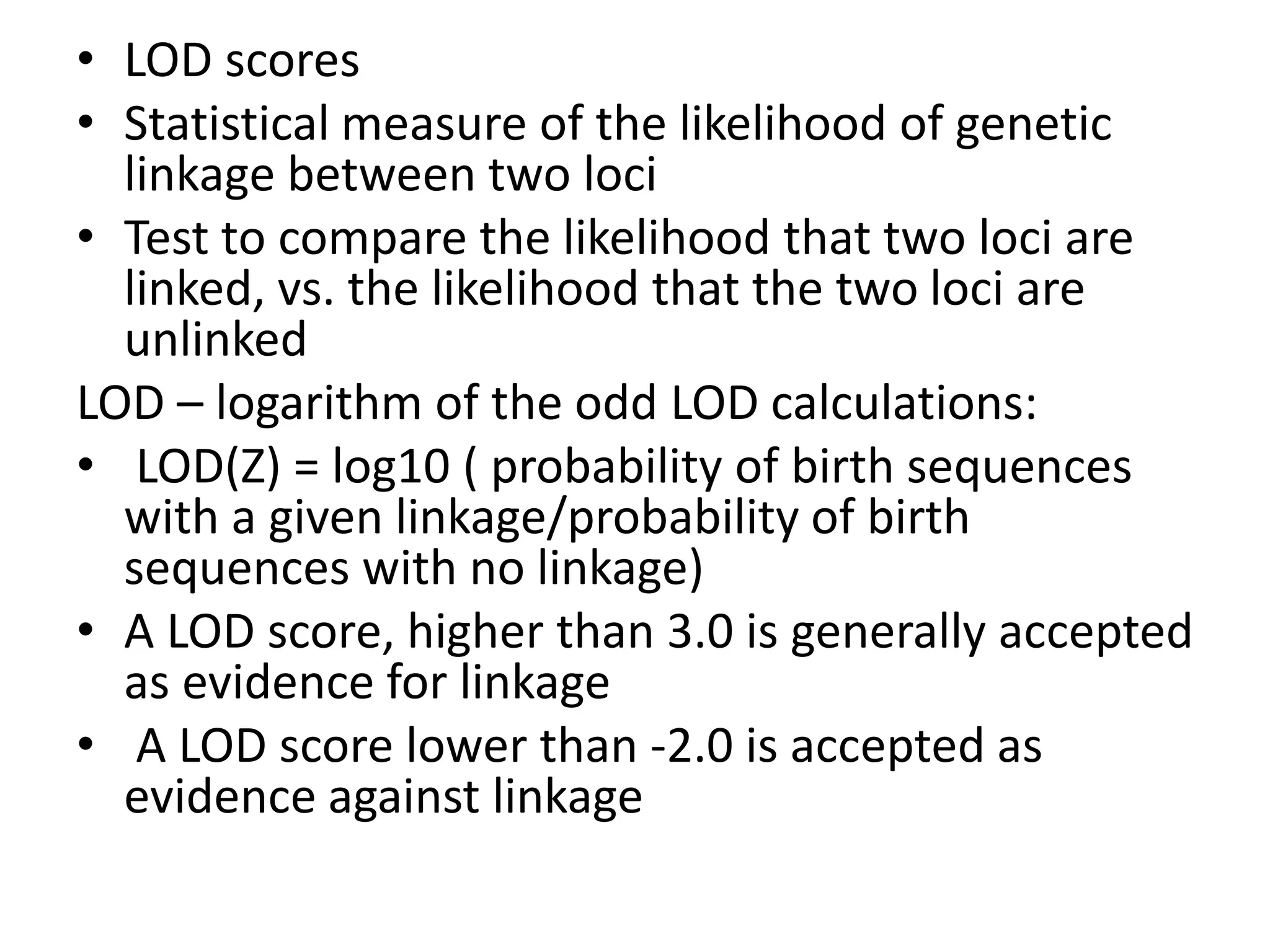Chromosome or gene mapping &Linkage analysis | PPTX