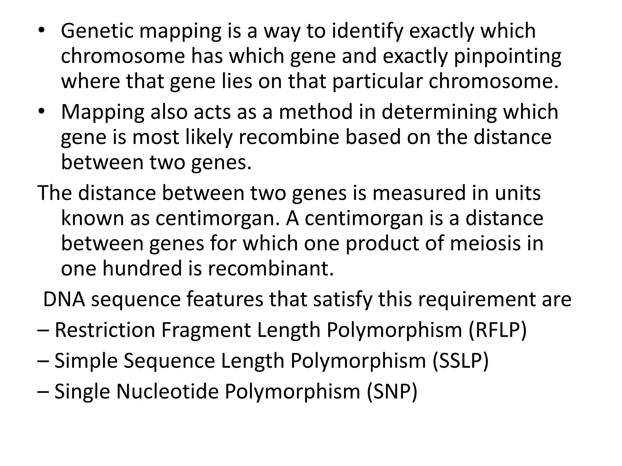 Chromosome or gene mapping &Linkage analysis | PPTX