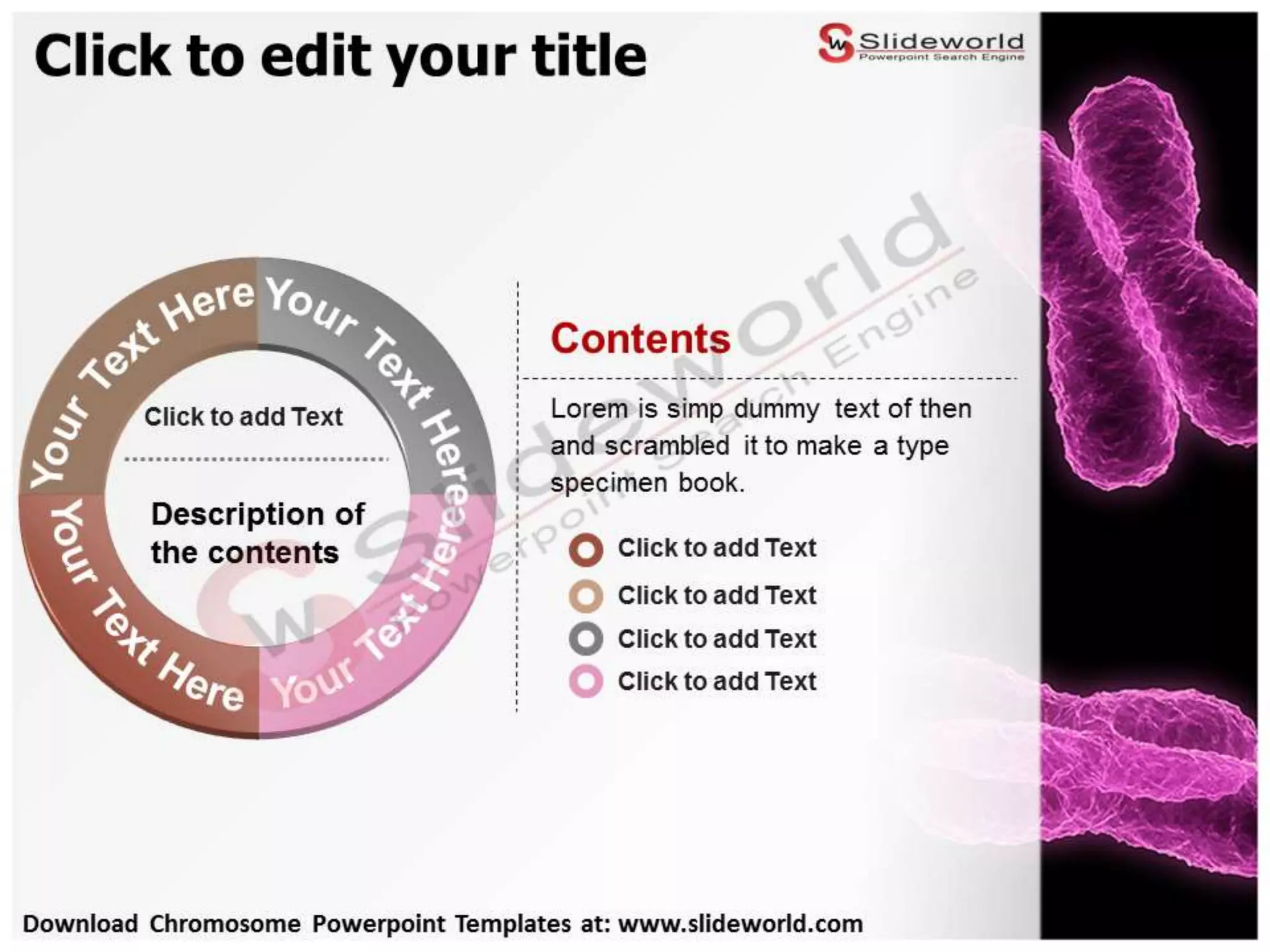 Chromosome PowerPoint Templates - SlideWorld.com
