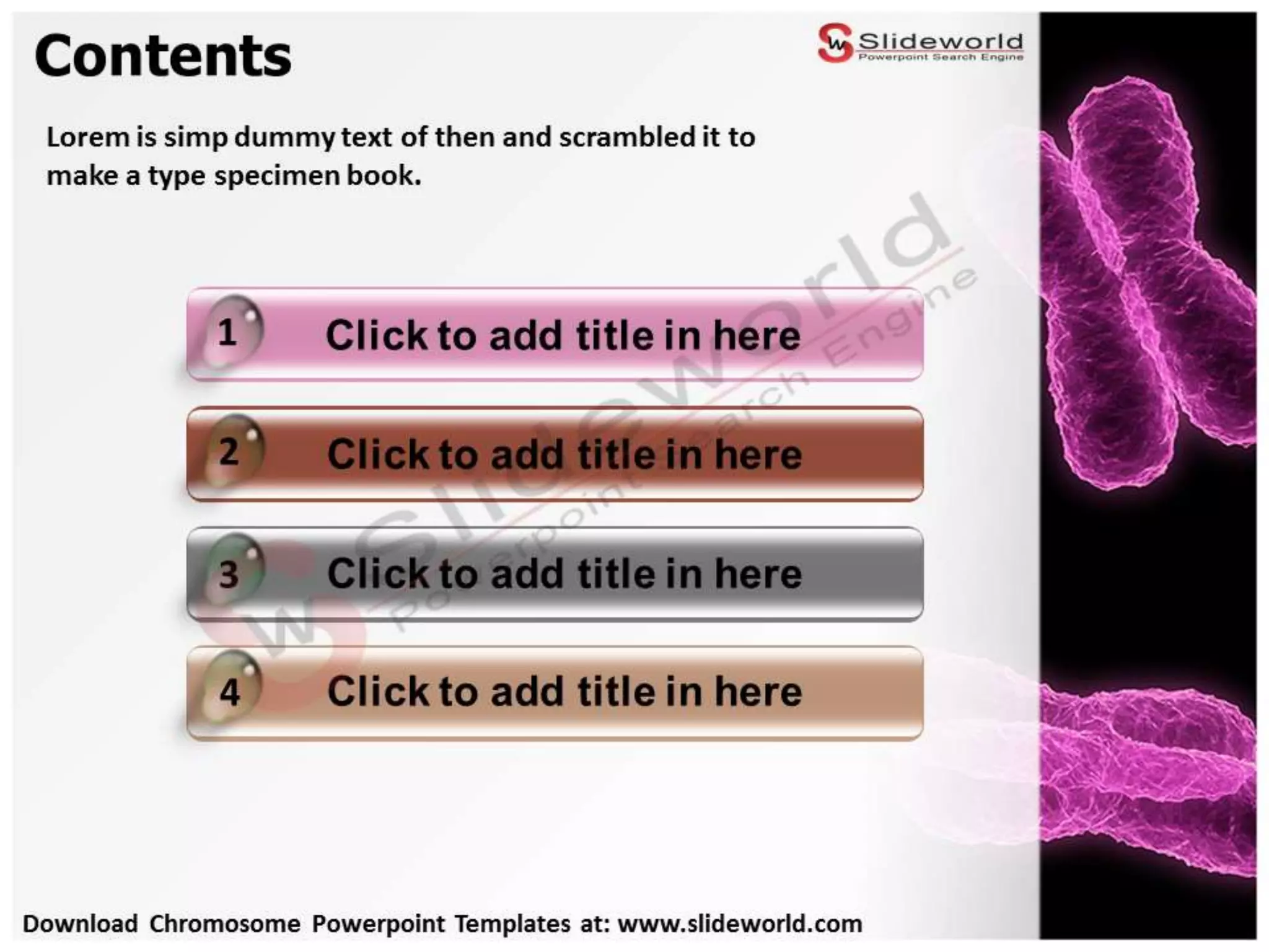 Chromosome PowerPoint Templates - SlideWorld.com