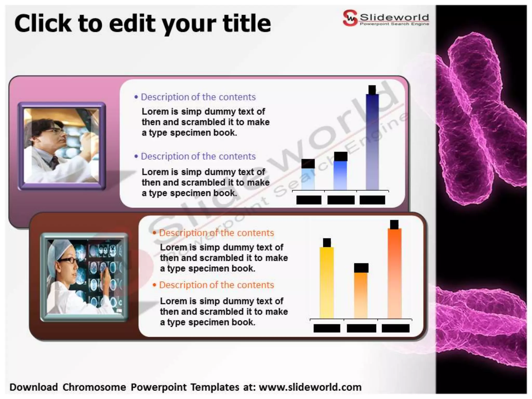 Chromosome PowerPoint Templates - SlideWorld.com