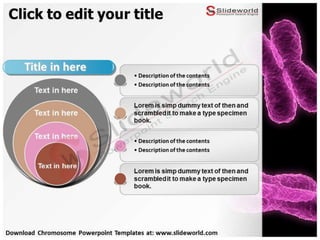Chromosome PowerPoint Templates - SlideWorld.com