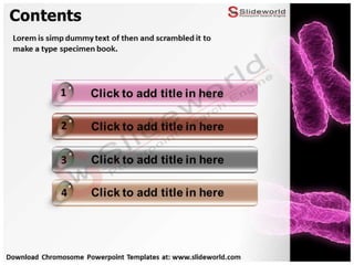 Chromosome PowerPoint Templates - SlideWorld.com