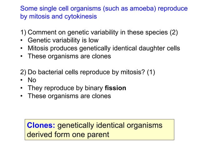 Chromosomes and the cell cycle 2 | PPT
