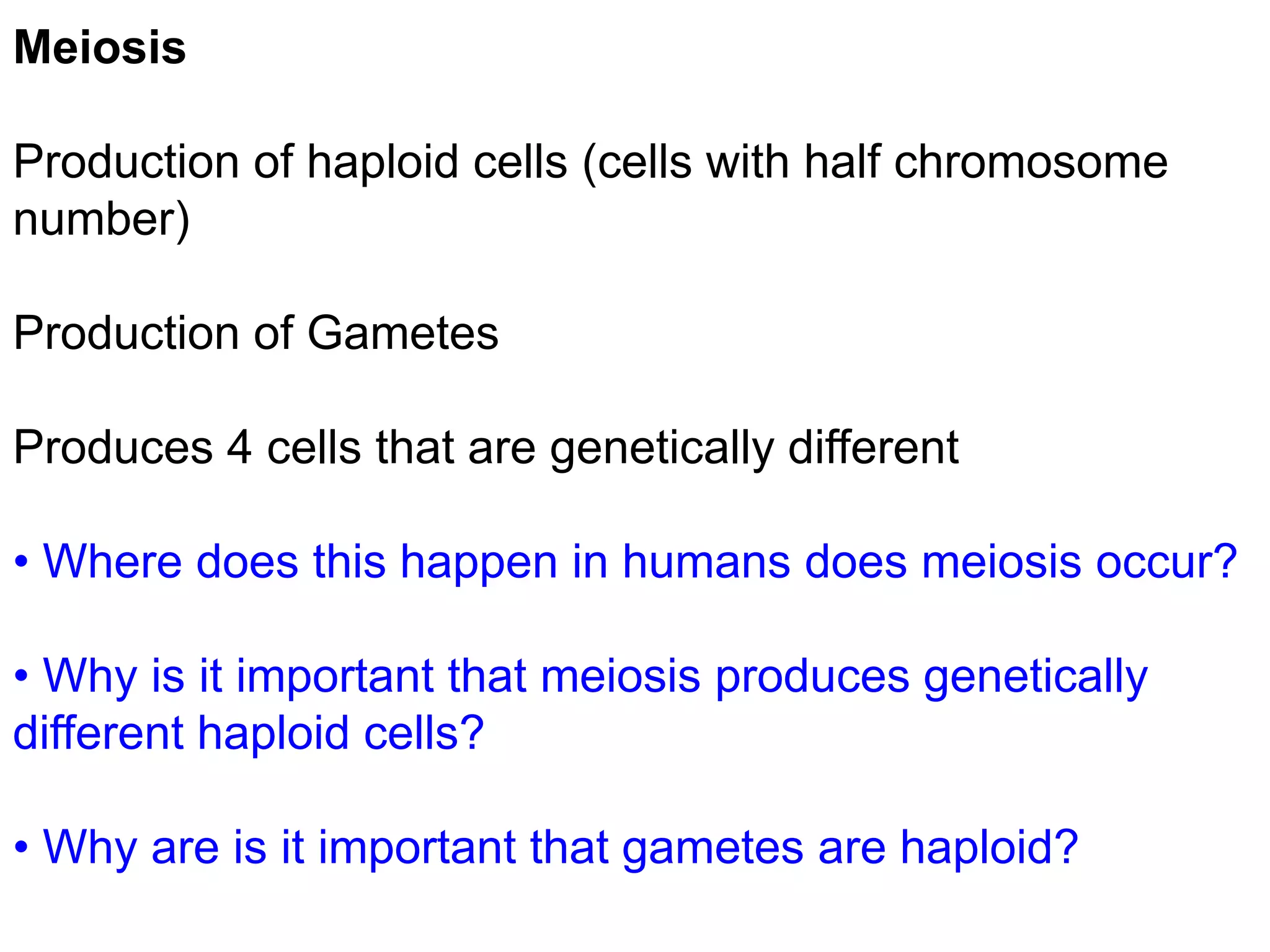 Chromosomes and the cell cycle 3 | PPTX | Biological Sciences | Science