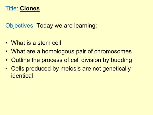 Chromosomes and the cell cycle 3 | PPTX | Biological Sciences | Science