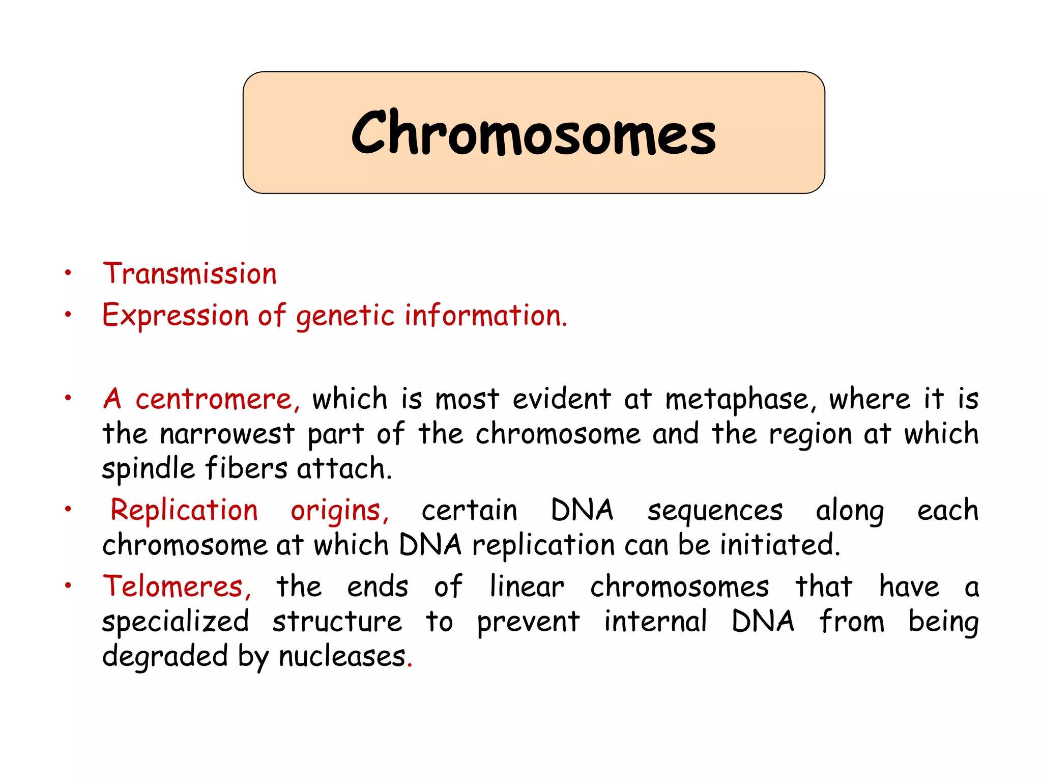 Chromosomes structure and function, Dr.Kamelsh shah, PSSHDA, KADI | PPT