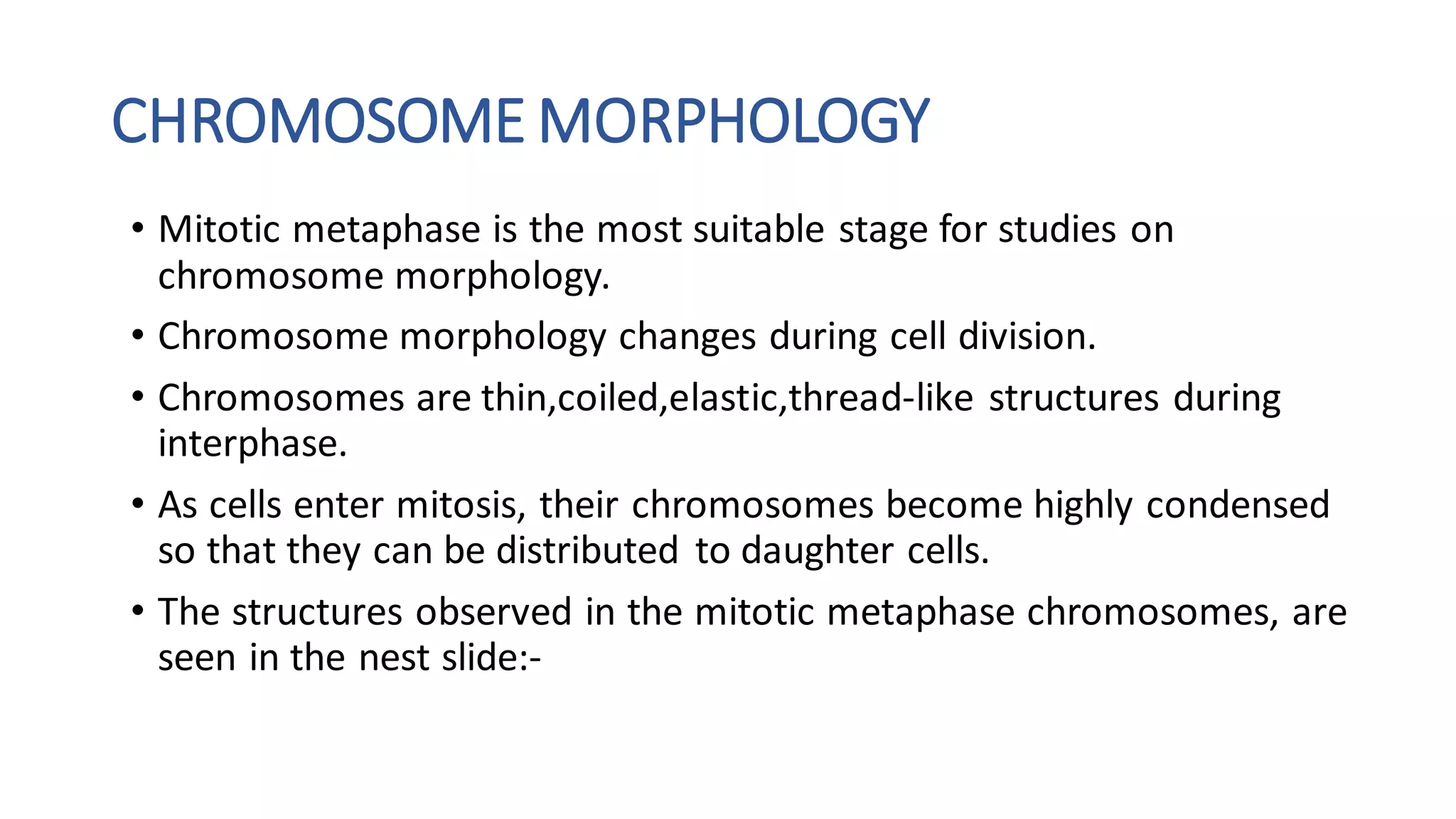Chromosome structure | PPT