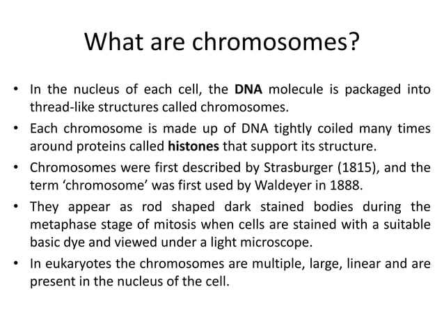 Chromosome Structure Ppt Principals Of Genetics Ppt Genetics Science