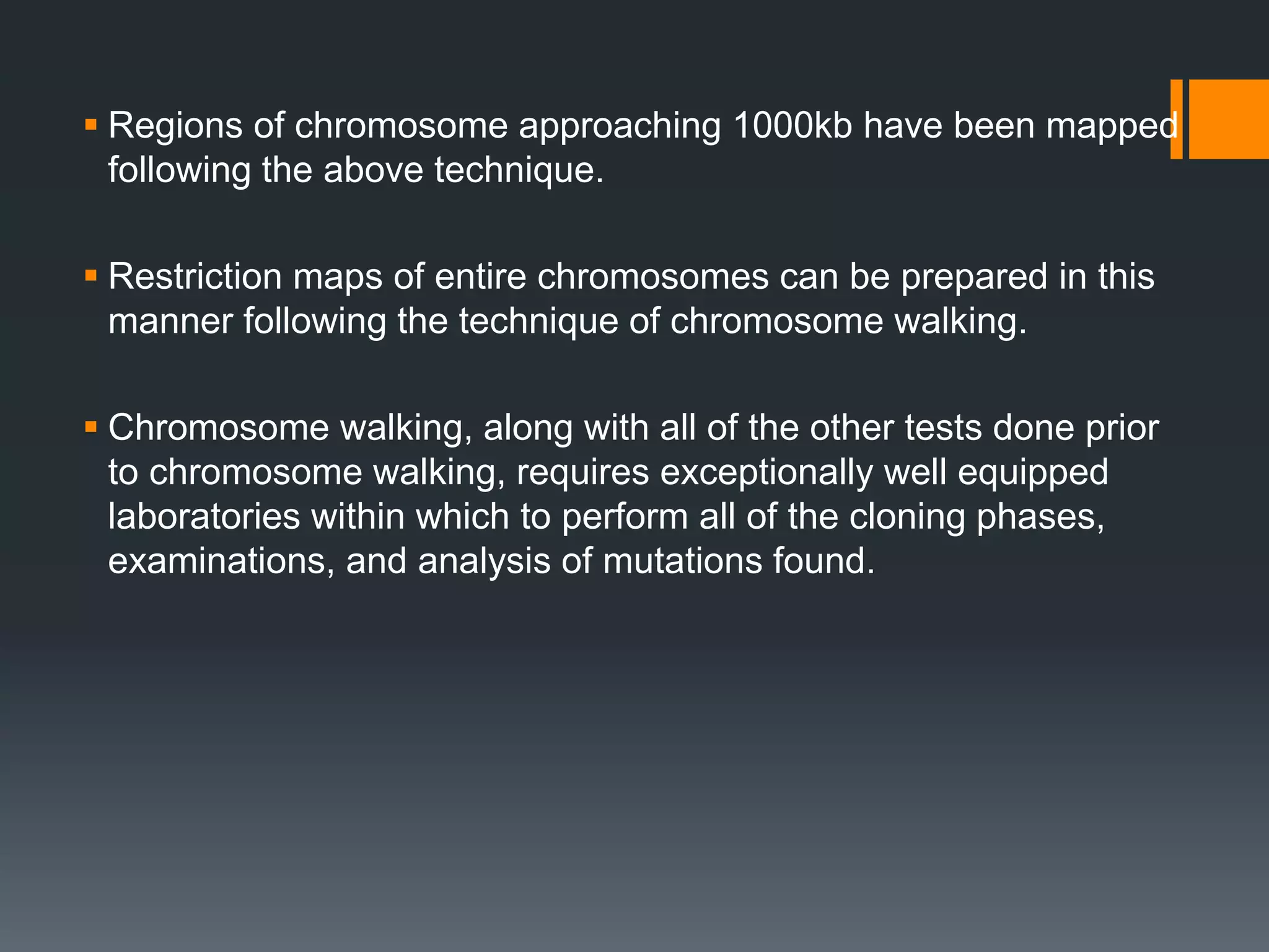 Chromosome walking | PPTX