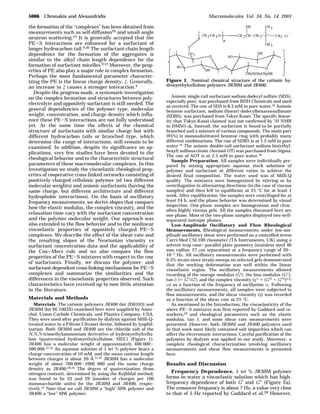 Rheological Properties of Oppositely Charged Polyelectrolyte-Surfactant ...