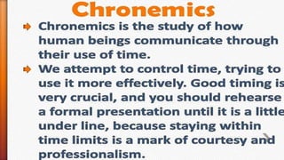 Chronemics | PPTX