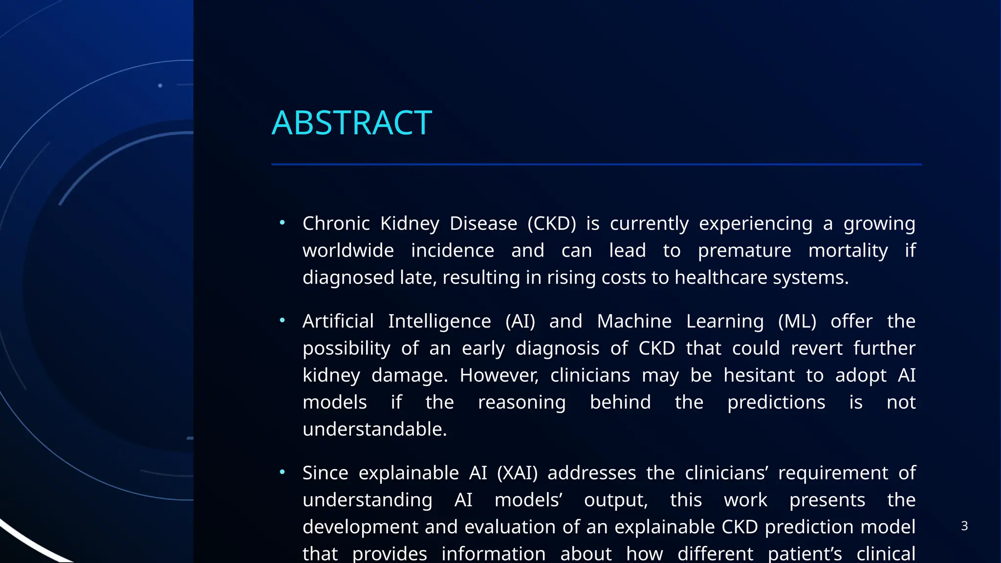 chronic kidney disease using ai modelss | PPTX