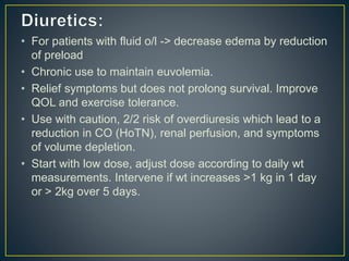 Chronic Heart Failure- Pharmacotherapy | PPTX