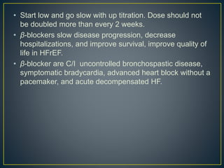 Chronic Heart Failure- Pharmacotherapy | PPTX