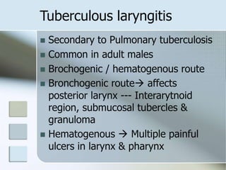 Chronic-laryngitis, causes and management | PPT