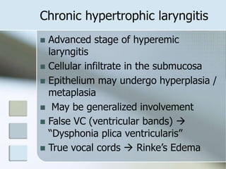 Chronic-laryngitis, causes and management | PPT