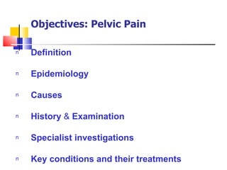 Chronic Pelvic Pain | PPT