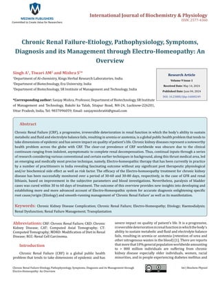 Kidney Failure Renal Failure With Uraemia Or Azotaemia