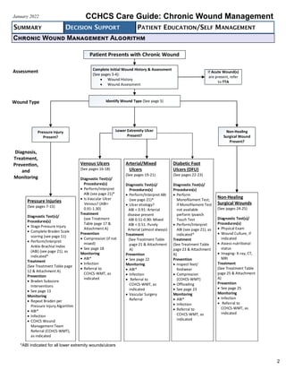 Chronic Wound management- a flowchart.pdf | Free Download