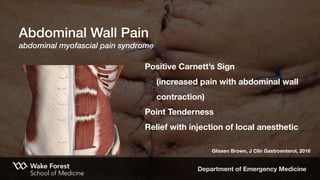 Chronic Abdominal Pain for the ED Provider | PDF