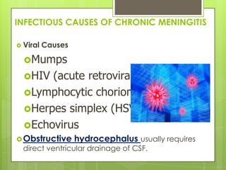Chronic and recurrent meningitis | PPTX