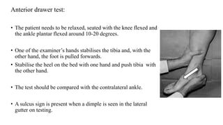 Chronic ankle instability | PPTX