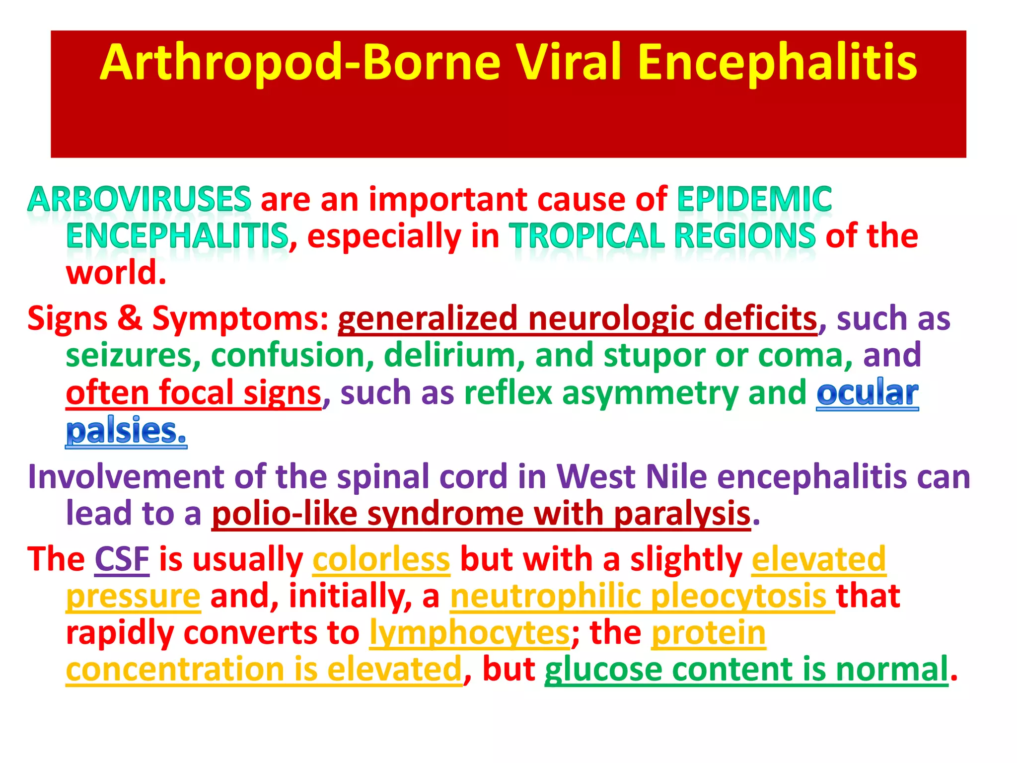 Chronic bacterial & viral meningoencephalitis (2) | PPTX