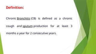 chronic bronchitis.causes and risk factors, signs and symptoms ...