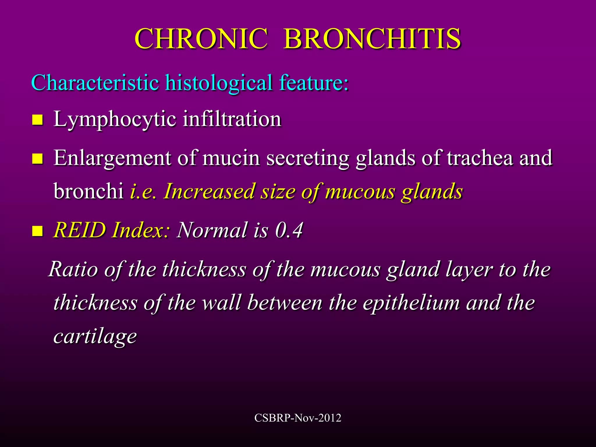 Chronic bronchitis | PDF