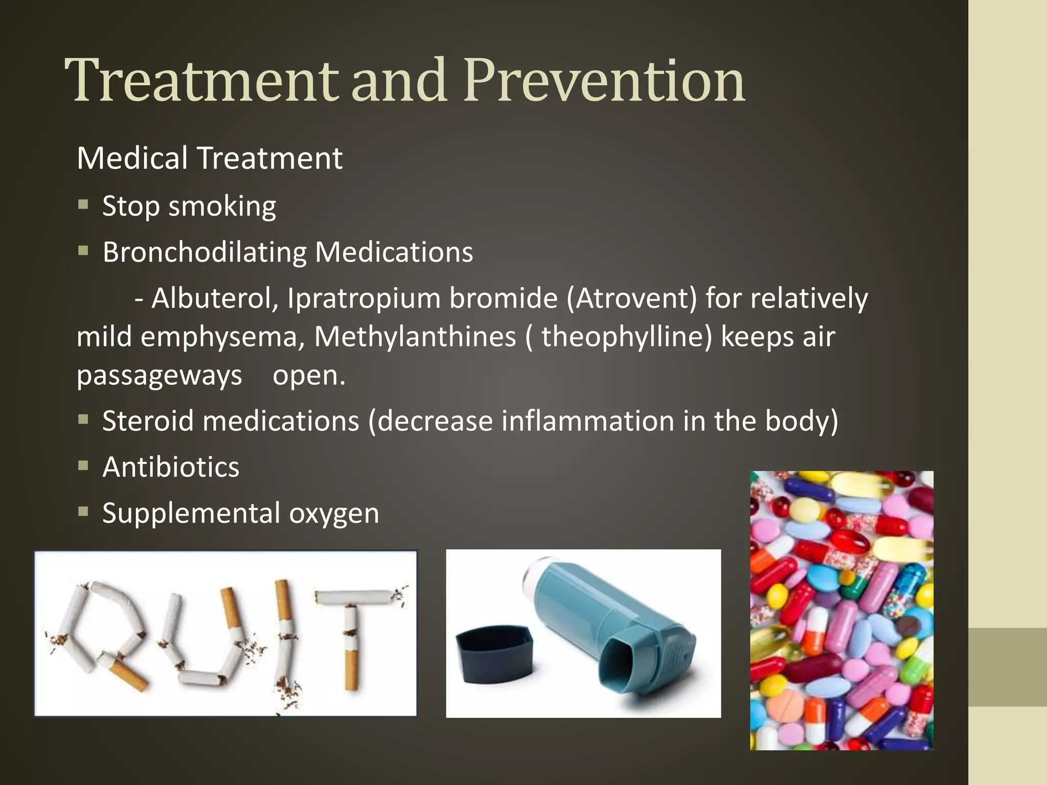 Chronic bronchitis & emphysema | PPTX